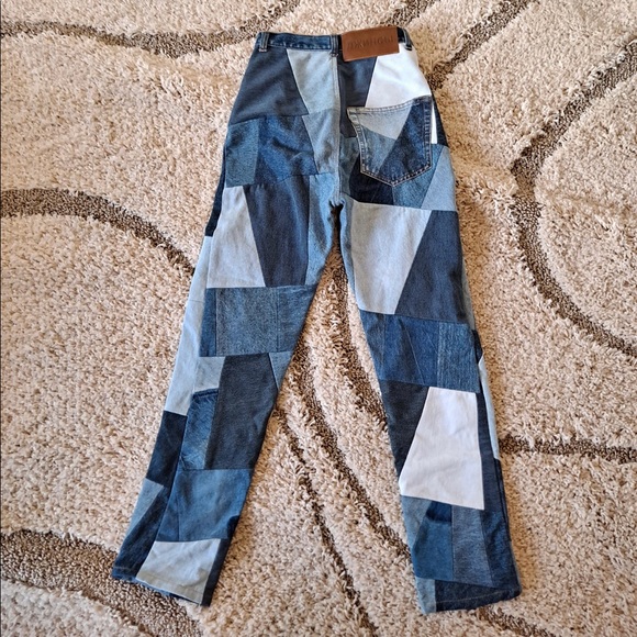 Agolde | Jeans | Final Nwot Ksenia Schnaider Patchwork Mom Jean | Poshmark
